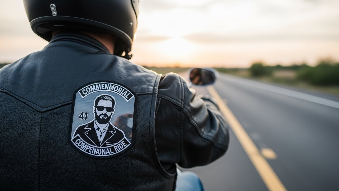 Custom Motorcycle Memorial Patches: Carry Love & Legacy on the Road ...